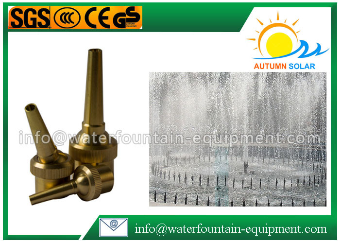Brass Outdoor Water Fountain Equipment Garden Water Adjustable Jet G1 / 2"