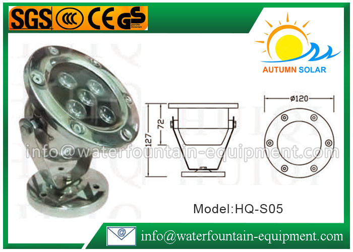 IP68 Waterproof Underwater Fountain Lights Single Color AC24V ...