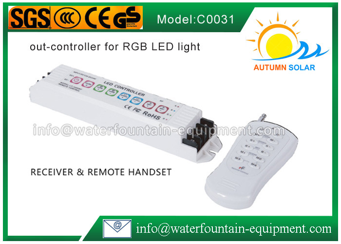 Out Controller For Underwater Pool Lights Remote Handset 12V CE / RoHs ...